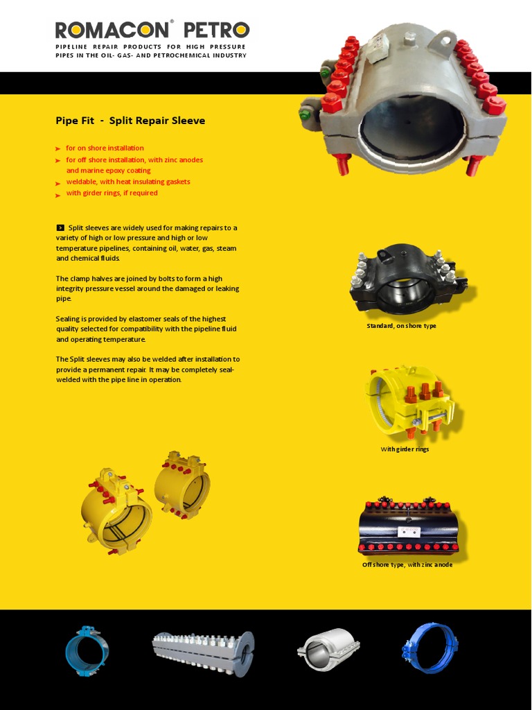 Split Sleeve | PDF | Pipe (Fluid Conveyance) | Welding