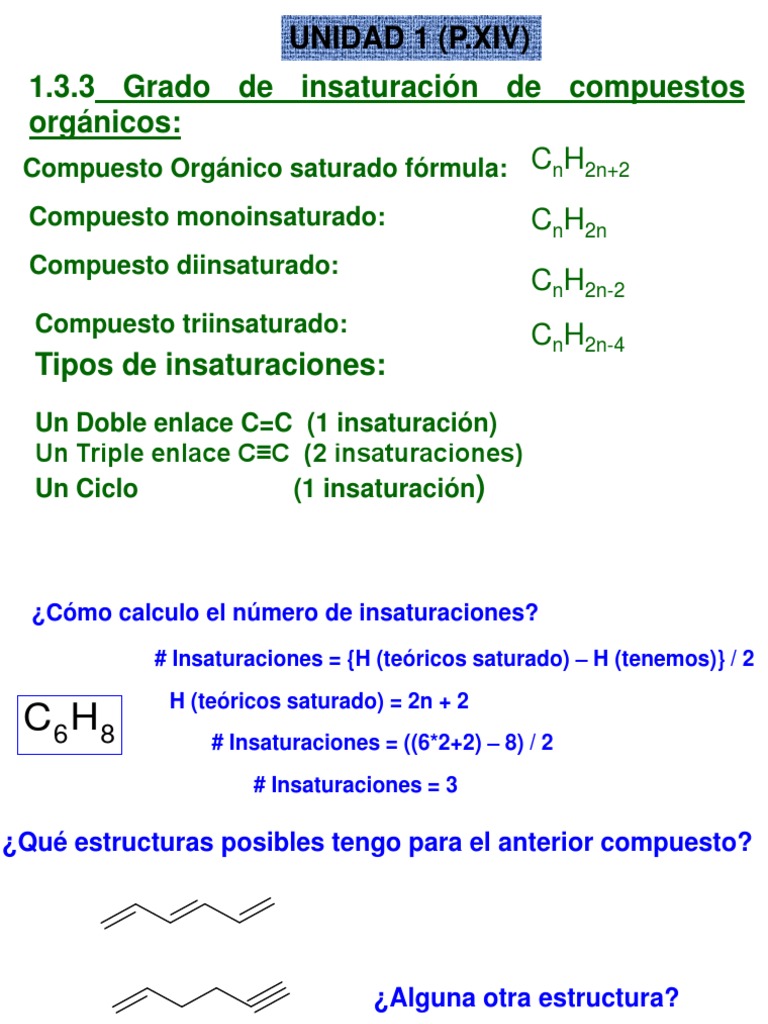 Cálculo del Índice de Deficiencia de Hidrógeno | PDF | Hidrógeno | Alqueno