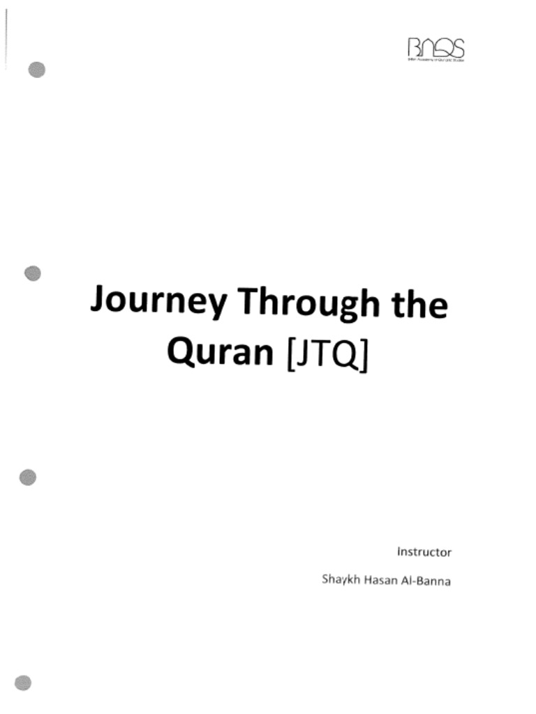 Journey Through Quran | PDF