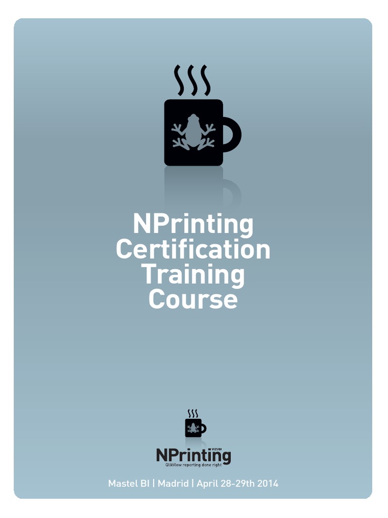 NPrinting Certification Training Course Tutorials PDF | PDF | Microsoft ...