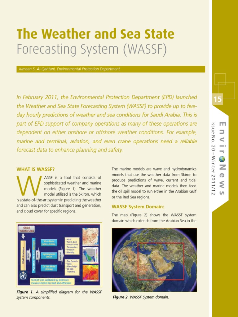 Forecasting System (WASSF) : The Weather and Sea State | PDF | Weather ...