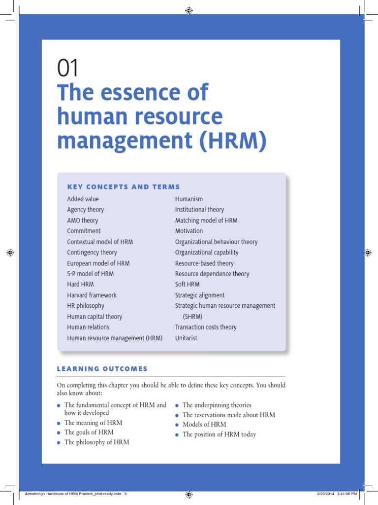 Armstrong's Handbook of HRM Practice | Human Resource Management | Strategic Management