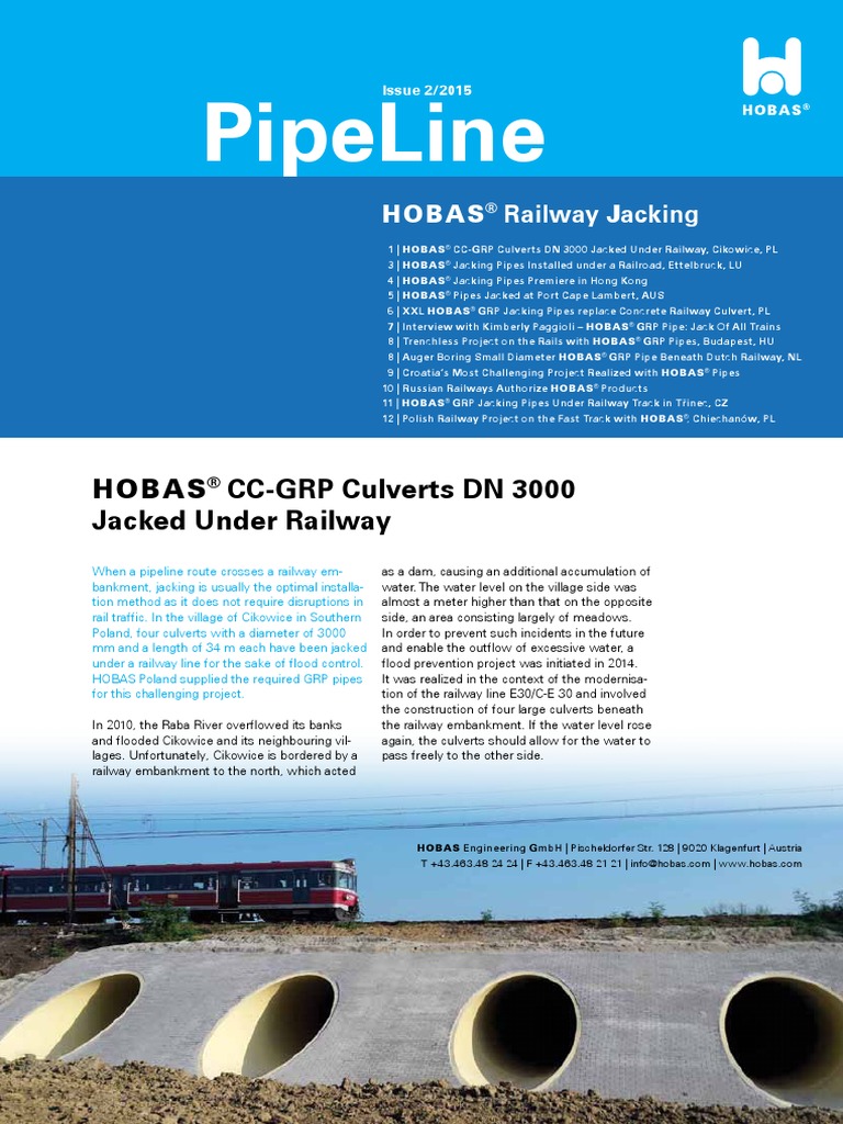 Trenchless Installation of Large Diameter Culverts Under Railway Tracks ...