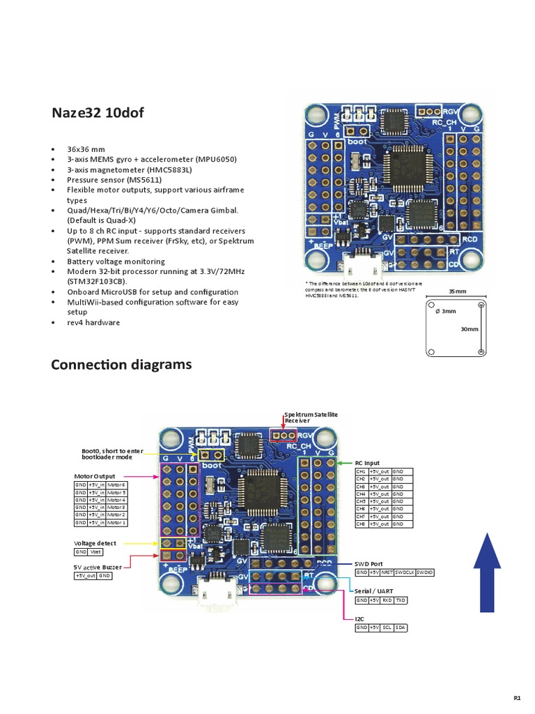 Naze32 10dof Manual | PDF | Booting | Office Equipment