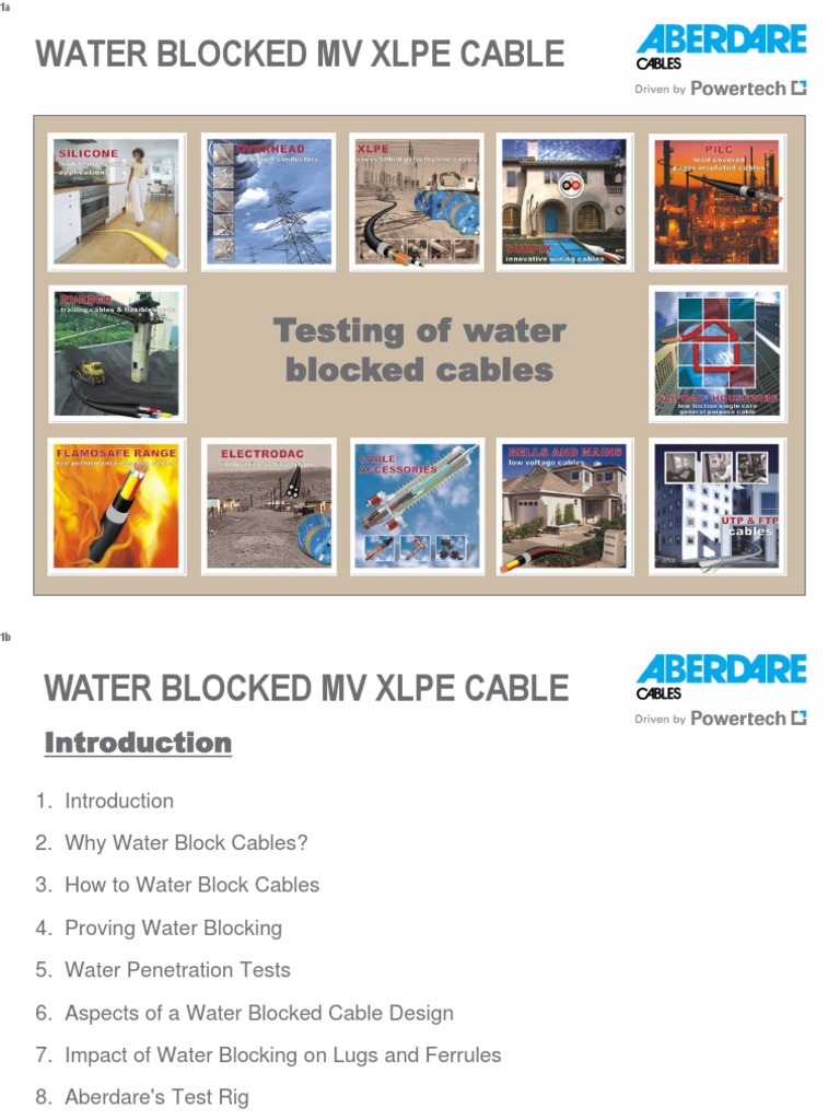 Water Blocking | PDF | Electrical Resistivity And Conductivity ...