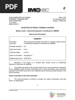 IMO Model Course | PDF | Technology & Engineering | Science & Mathematics