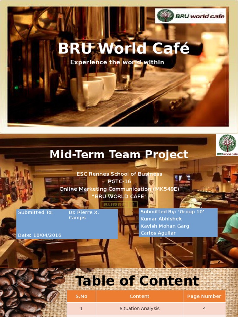 BRU World Café | PDF | Marketing Communications | Advertising