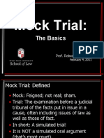 Steps in A Mock Trial | PDF | Cross Examination | Witness