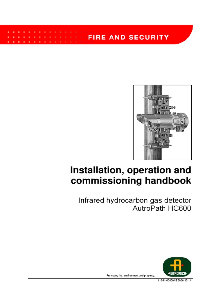 Autronica Gas Detector HC 600 | PDF | Electrical Wiring | Power Supply