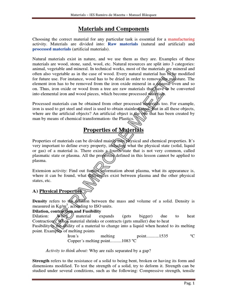 Materials v2 IES | PDF | Wood | Solid
