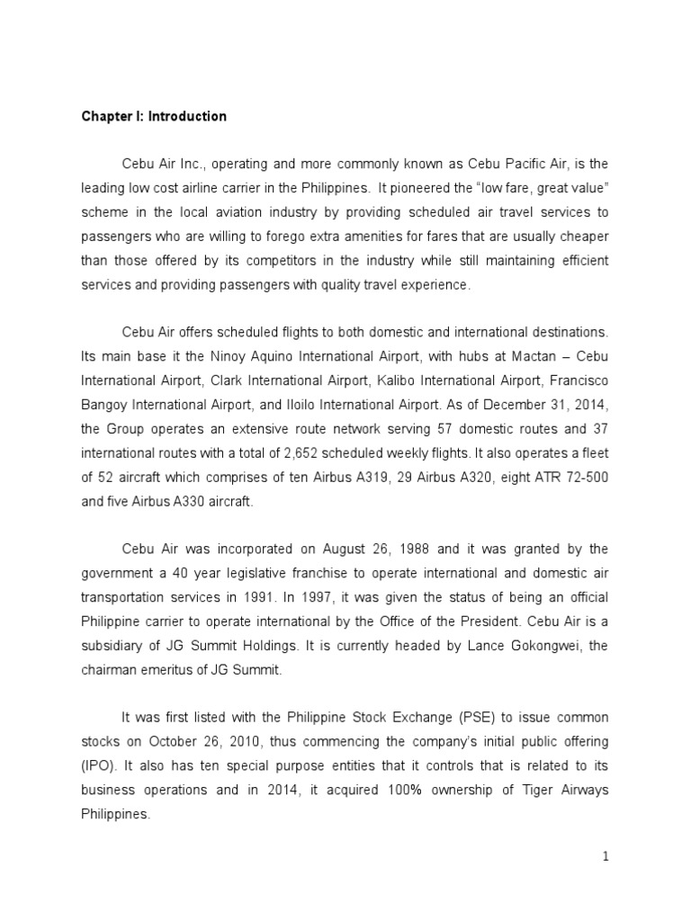 Cebu Pacific | PDF | Airlines | Aviation