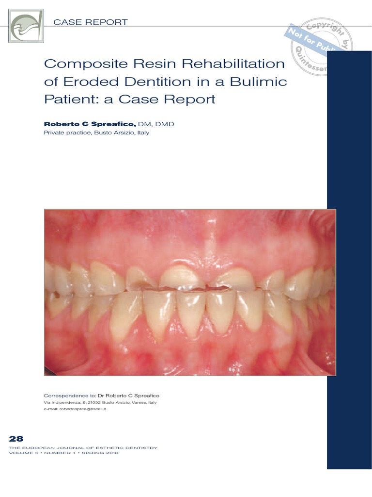 Case Report Konser 2 | PDF | Dental Composite | Dentistry
