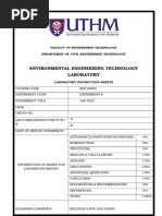 MLSS and MLVSS Testing Procedure | PDF | Environmental Engineering ...
