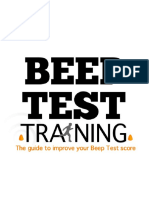 Beep Test Table | PDF