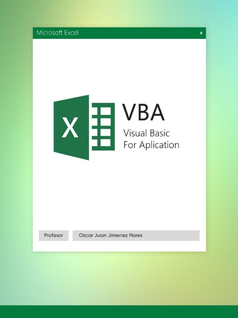 Variables Y Tipos De Datos En Vba Pdf Variable Informática Básico 3914