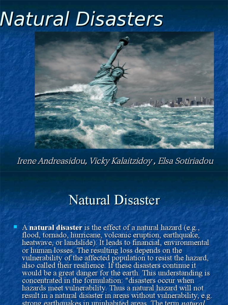 Natural Disasters | PDF | Earthquakes | Tsunami