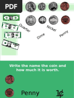 Coin Coloring Pages | PDF | Cent (Currency) | Foreign Exchange Market