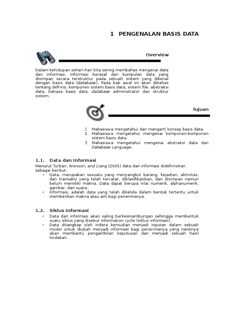 Pengenalan Basis Data | PDF | Bisnis | Komputer