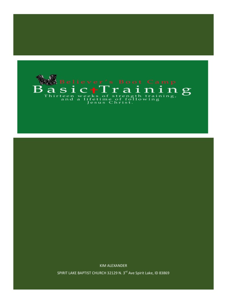 Believer's Boot Camp: Basic Training - The Bible and God | PDF | Names ...