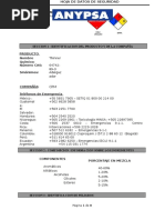 CYNOFF 40 WP Ficha Tecnica | PDF | Agua | Especialidades Medicas