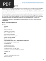 Mighty Meaty Pasta Sauce | PDF | Tomato Sauce | Pasta