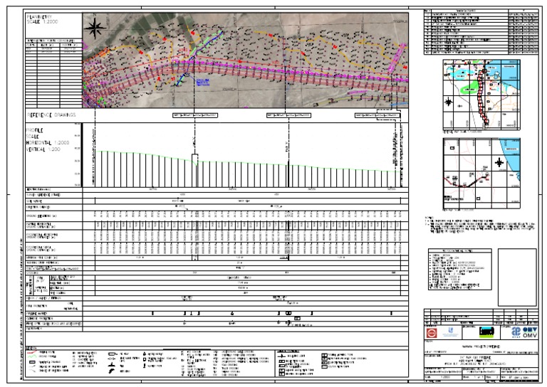 Raw Gas Pipeline - Alignment Sheet N.407 | PDF