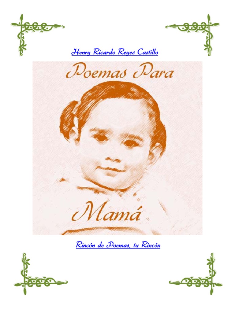 Mas Poemas Para Mama Pdf Amor Poesía