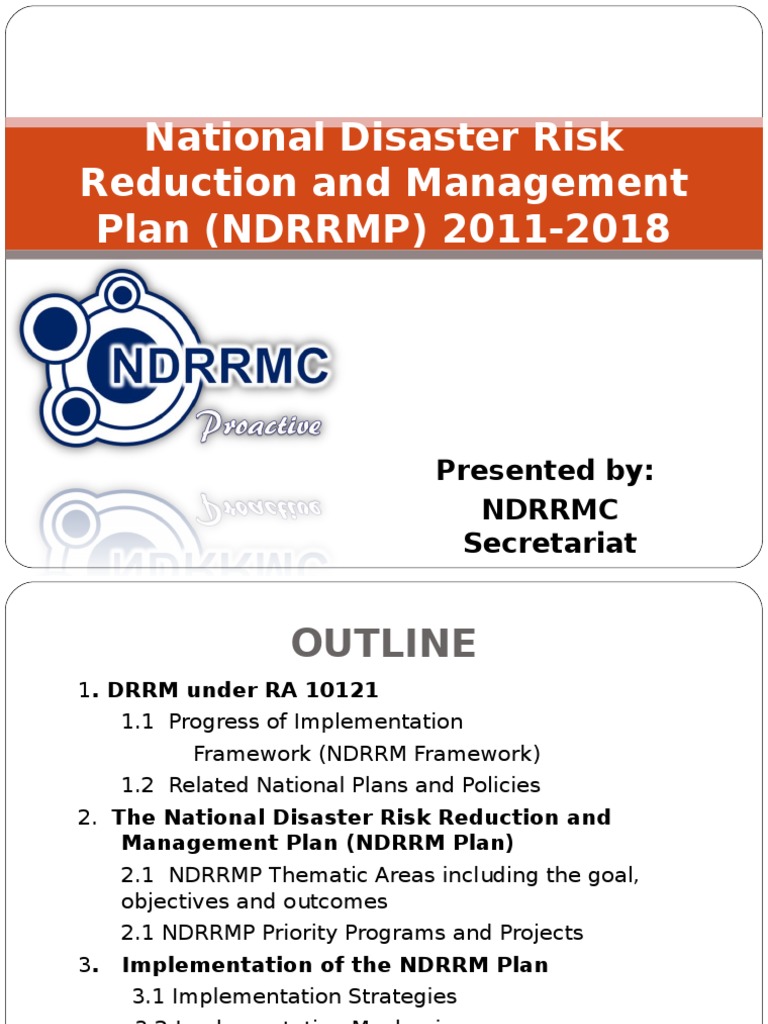 NDRRMC Framework and Implementation Plan | PDF | Emergency Management ...