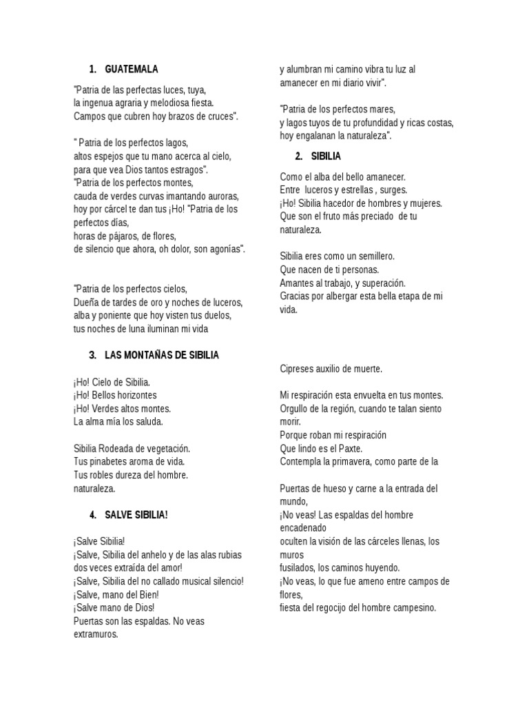 25 Poemas Guatemala | PDF
