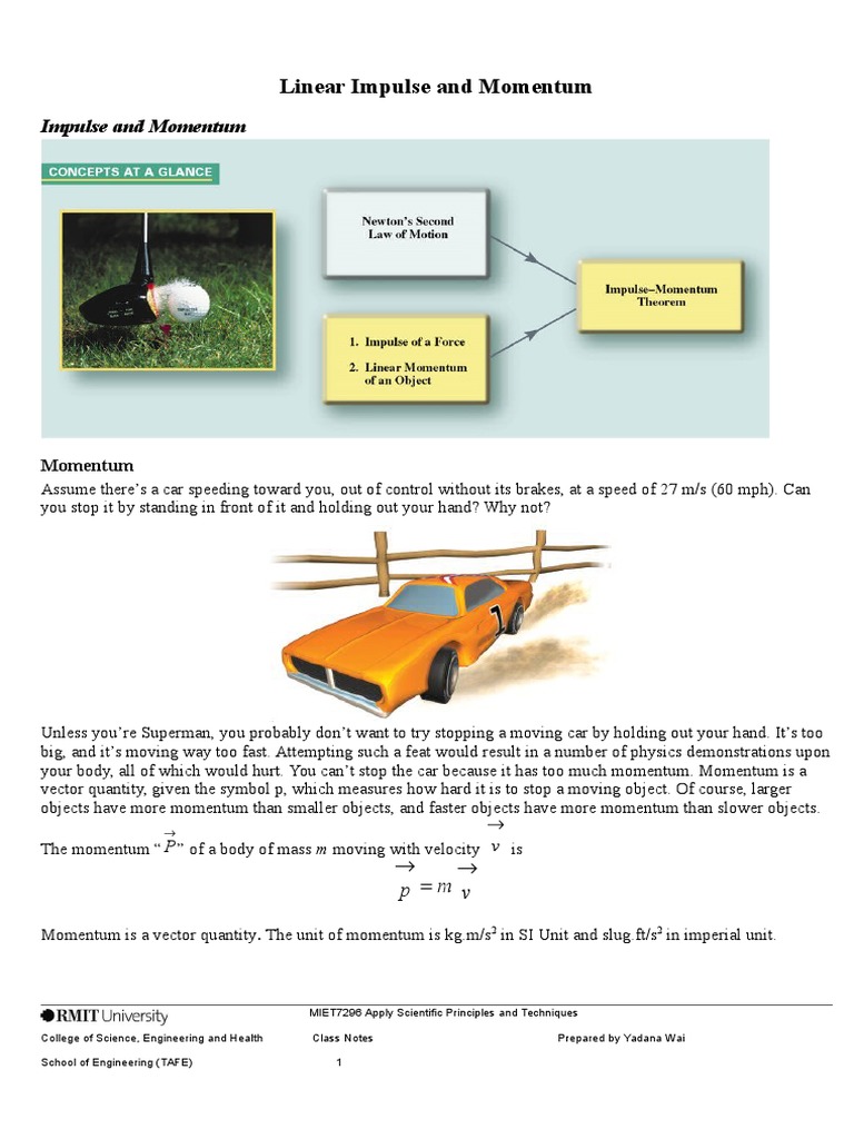Dynamics (Linear Impulse and Momentum) | Download Free PDF | Momentum ...