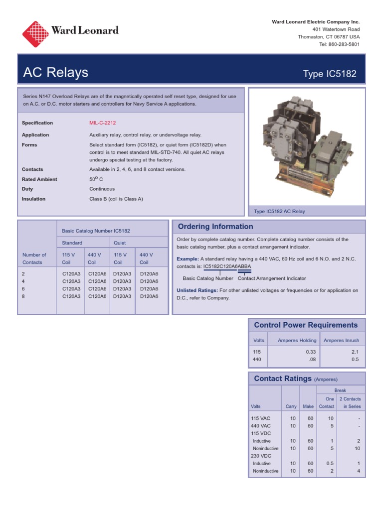 Relays | PDF | Relay | Alternating Current
