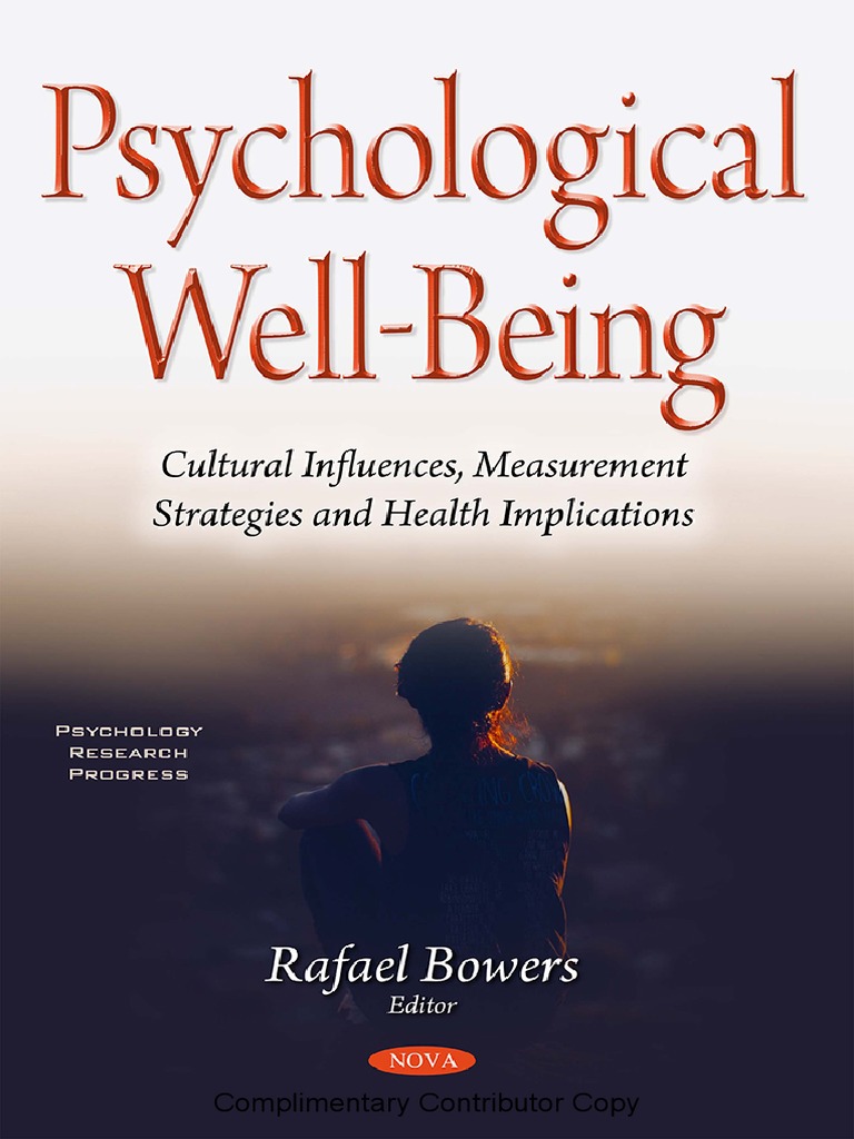 Psychological Well-being Book | Quality Of Life | Emotional Intelligence