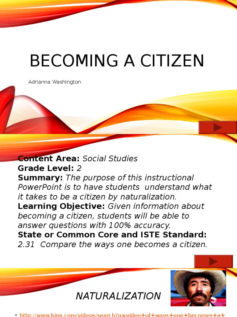 Understanding Naturalization Steps | PDF | Business