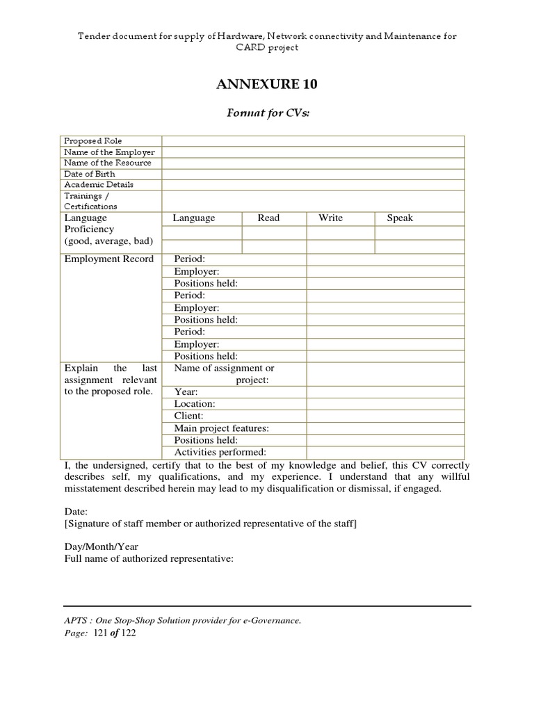 Simple CV Format for Myanmar | PDF | Career & Growth