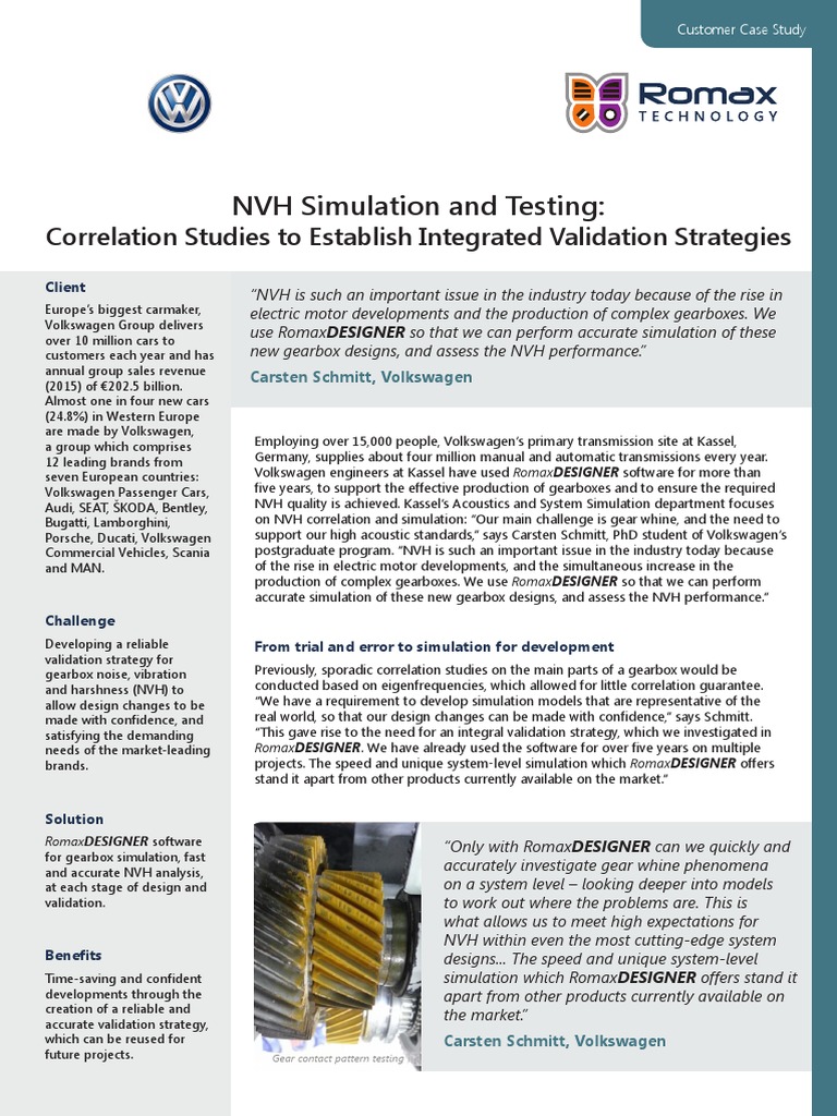 VW Case Study | PDF | Volkswagen Group | Transmission (Mechanics)