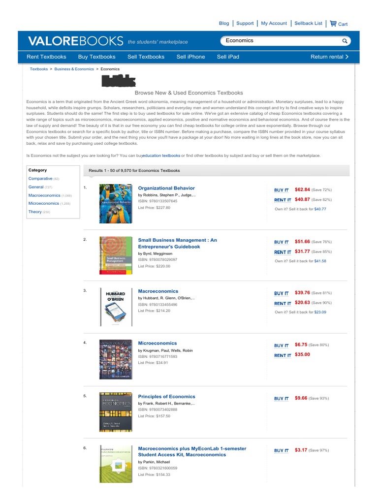 List of Economics Books | PDF | Textbook | Macroeconomics