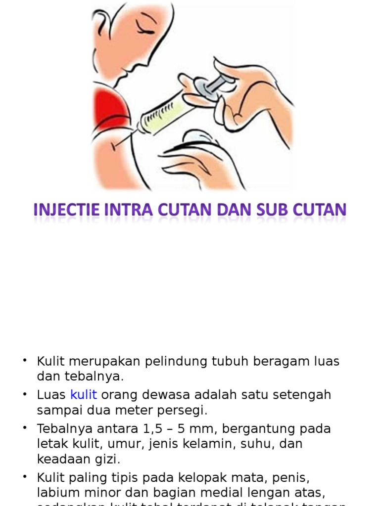 Injeksi IC & SC | PDF