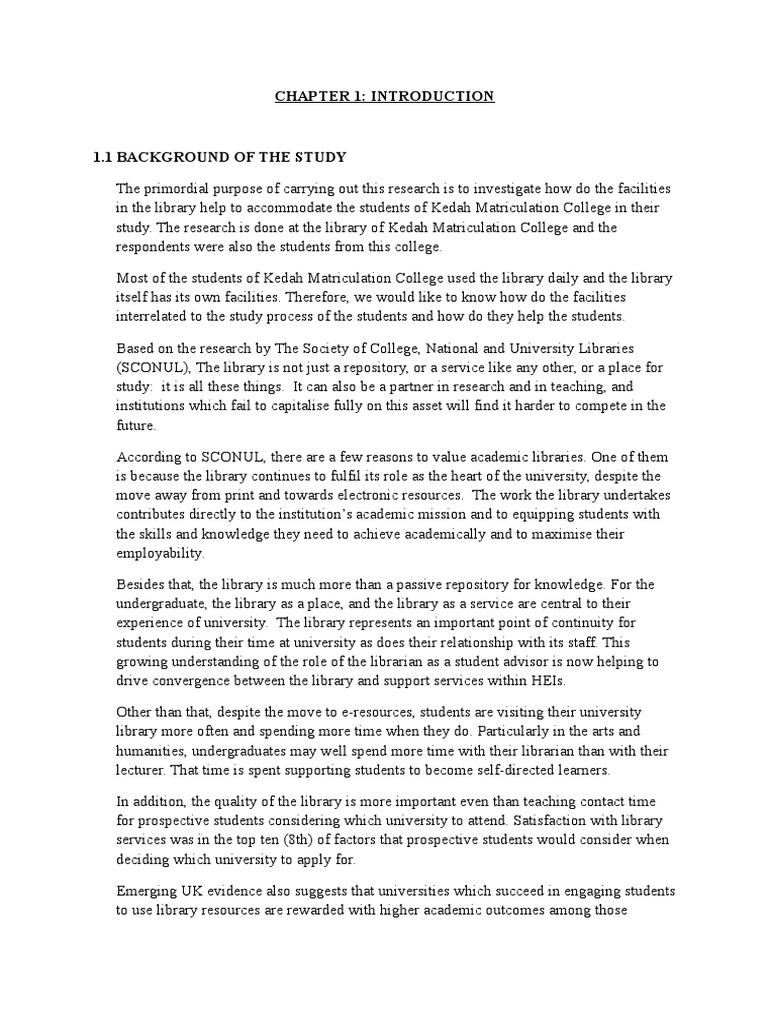 Chapter 1: Introduction | PDF | Libraries | University