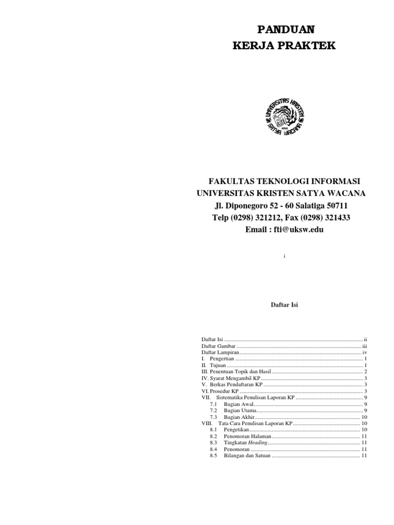 Panduan KP Fti s1 | PDF