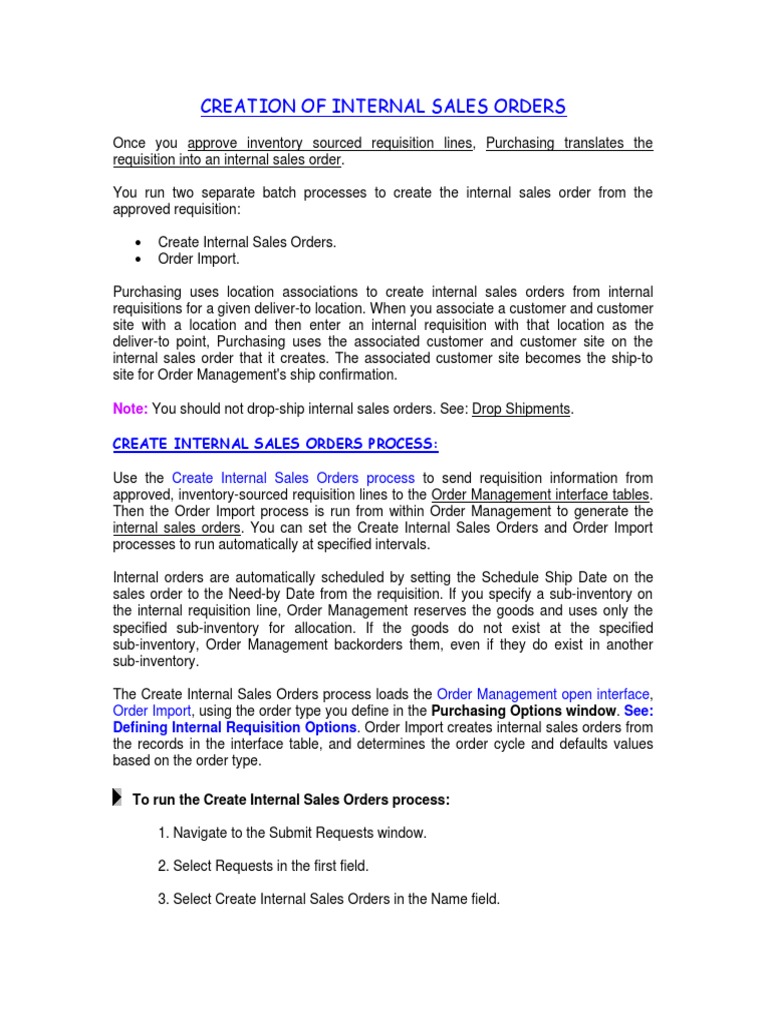 Internal Sales Orders | PDF | Inventory | International Standard Book Number