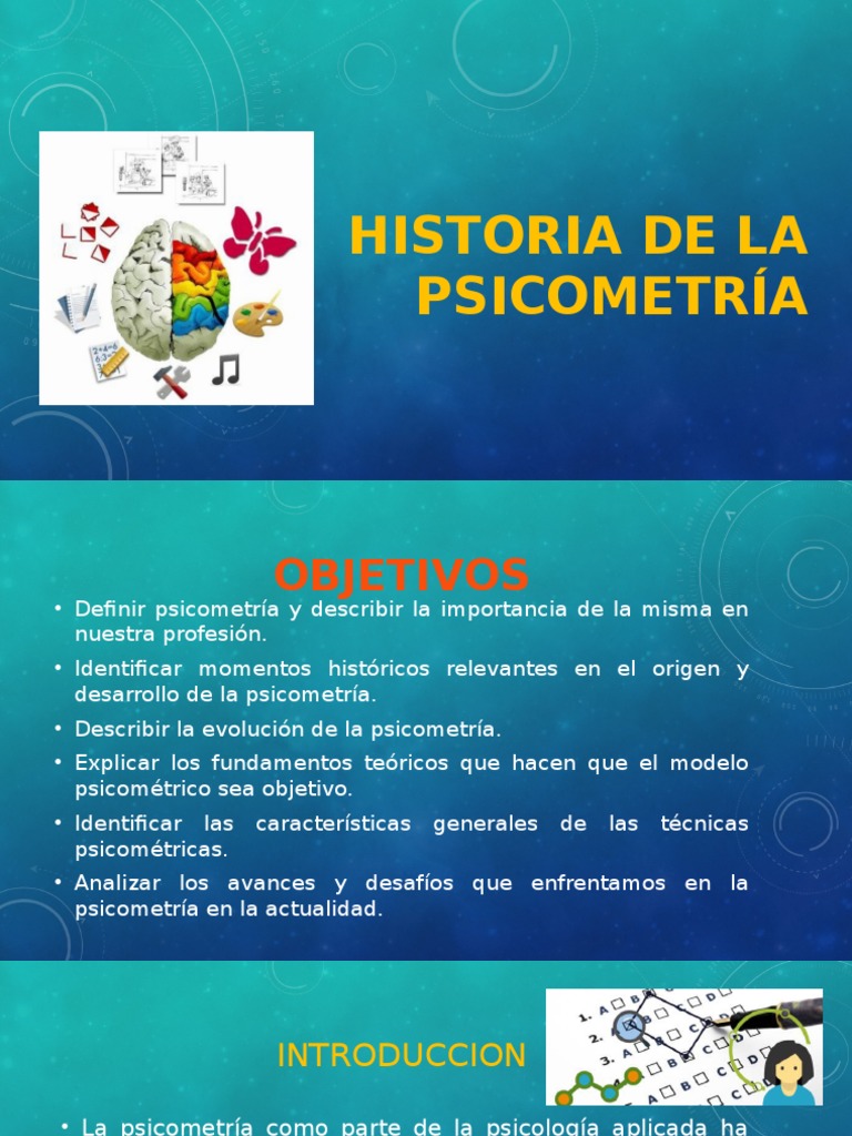 Historia de La Psicometria | Psicometría | Teoría