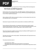 BOP Equipment Testing Procedures | PDF