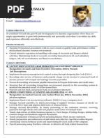 Resume For F A Under R2R, O2C and GL Domains - Immediate Joiner | PDF ...