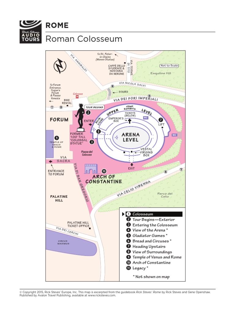 Roman Colosseum Map - Rick Steves Audio | PDF