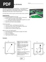 Trig Mini Golf | PDF | Trigonometric Functions | Trigonometry