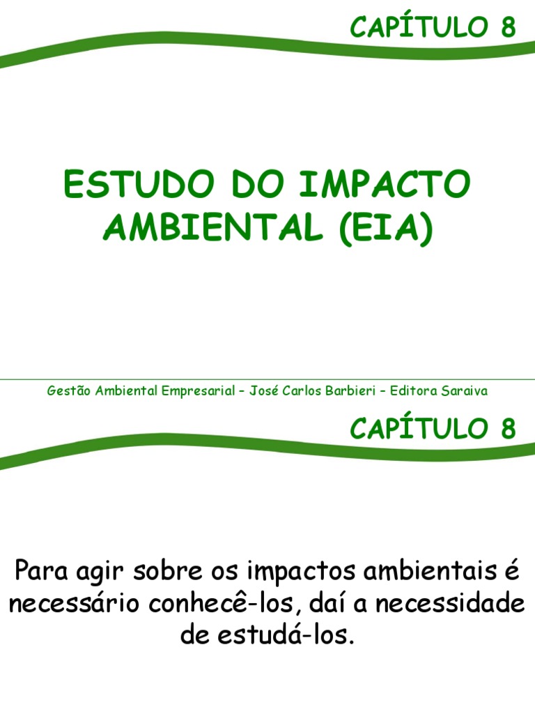 Os Principais Aspectos do Estudo de Impacto Ambiental (EIA) e do Relatório de Impacto Ambiental ...