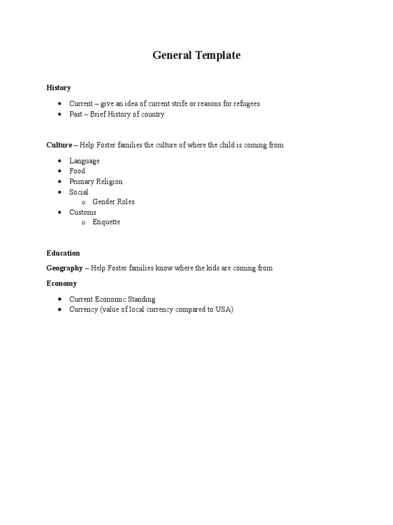 General Doc Template | PDF | Social Science | Foreign Language Studies