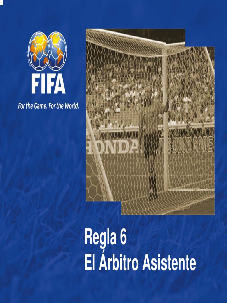 Regla 6 Arbitros Asistentes | PDF | Deportes atléticos | Códigos de fútbol