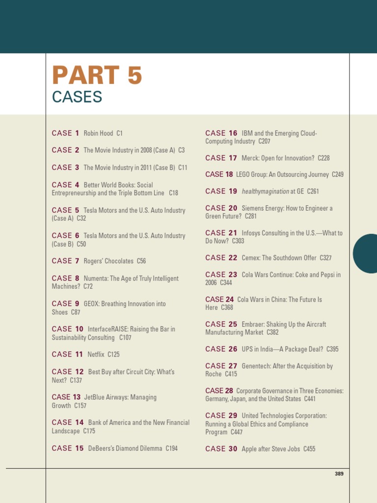 Cases: Case 1 Case 2 Case 3 Case 4 Case 16 | PDF | Equity (Finance ...