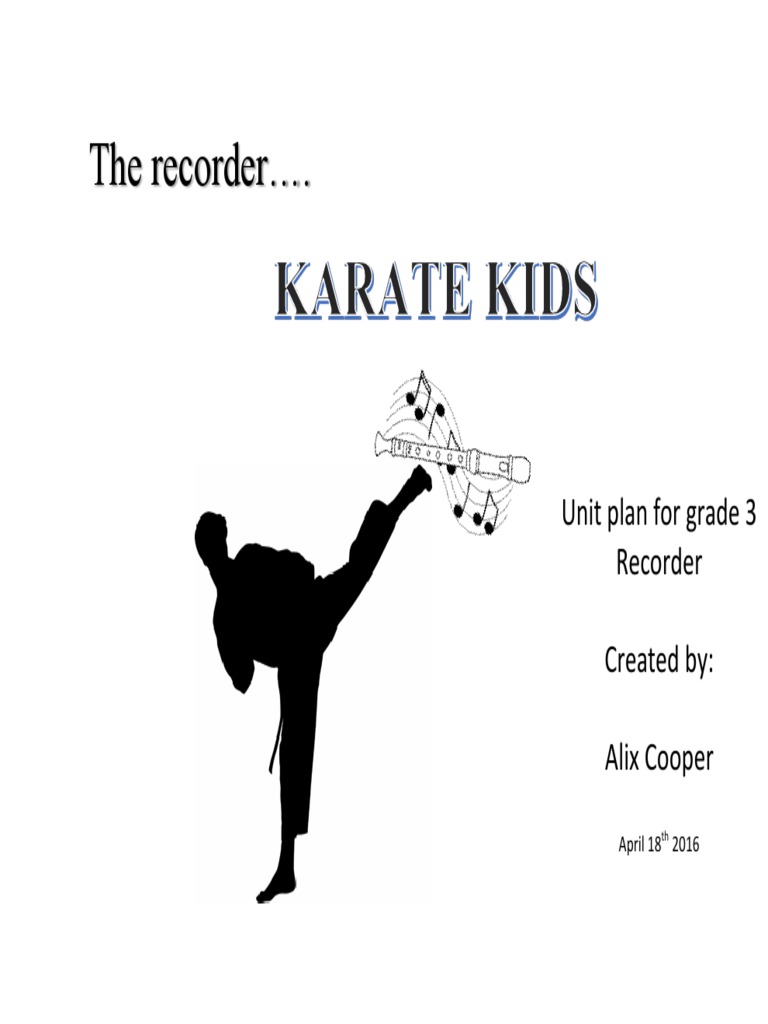 Recorder Karate Clipart